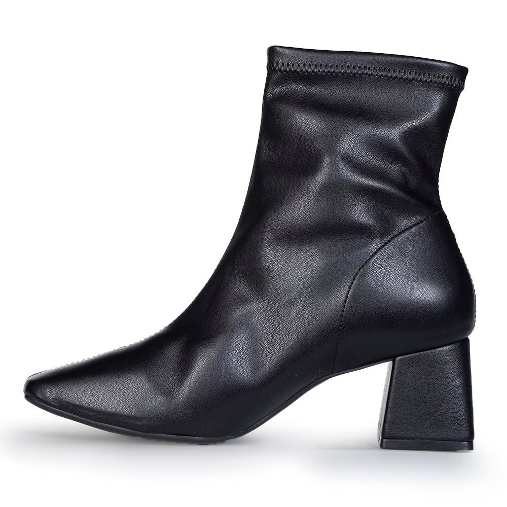 Bota Cano Baixo Bebecê Simple Preto Feminino