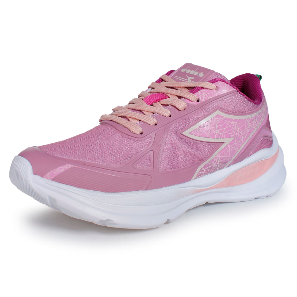 Tênis Running Diadora Tibre Rosa Feminino | Gaston